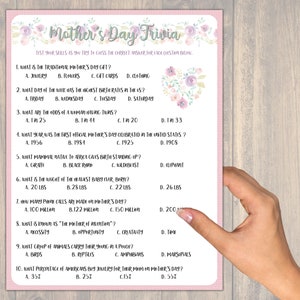 Printable Mother's Day Game Bundle, Mothers Day Brunch or Dinner ...
