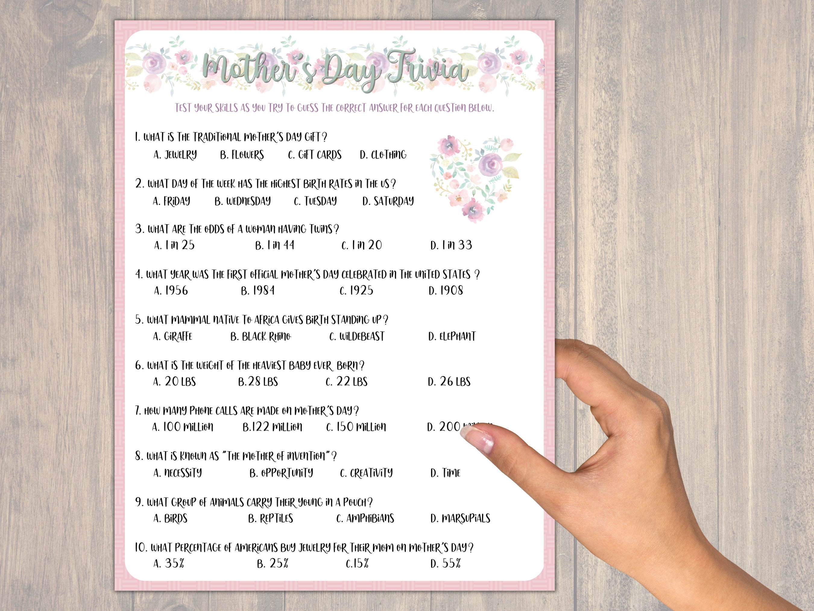 Printable Mother's Day Game Bundle, Mothers Day Brunch or Dinner ...