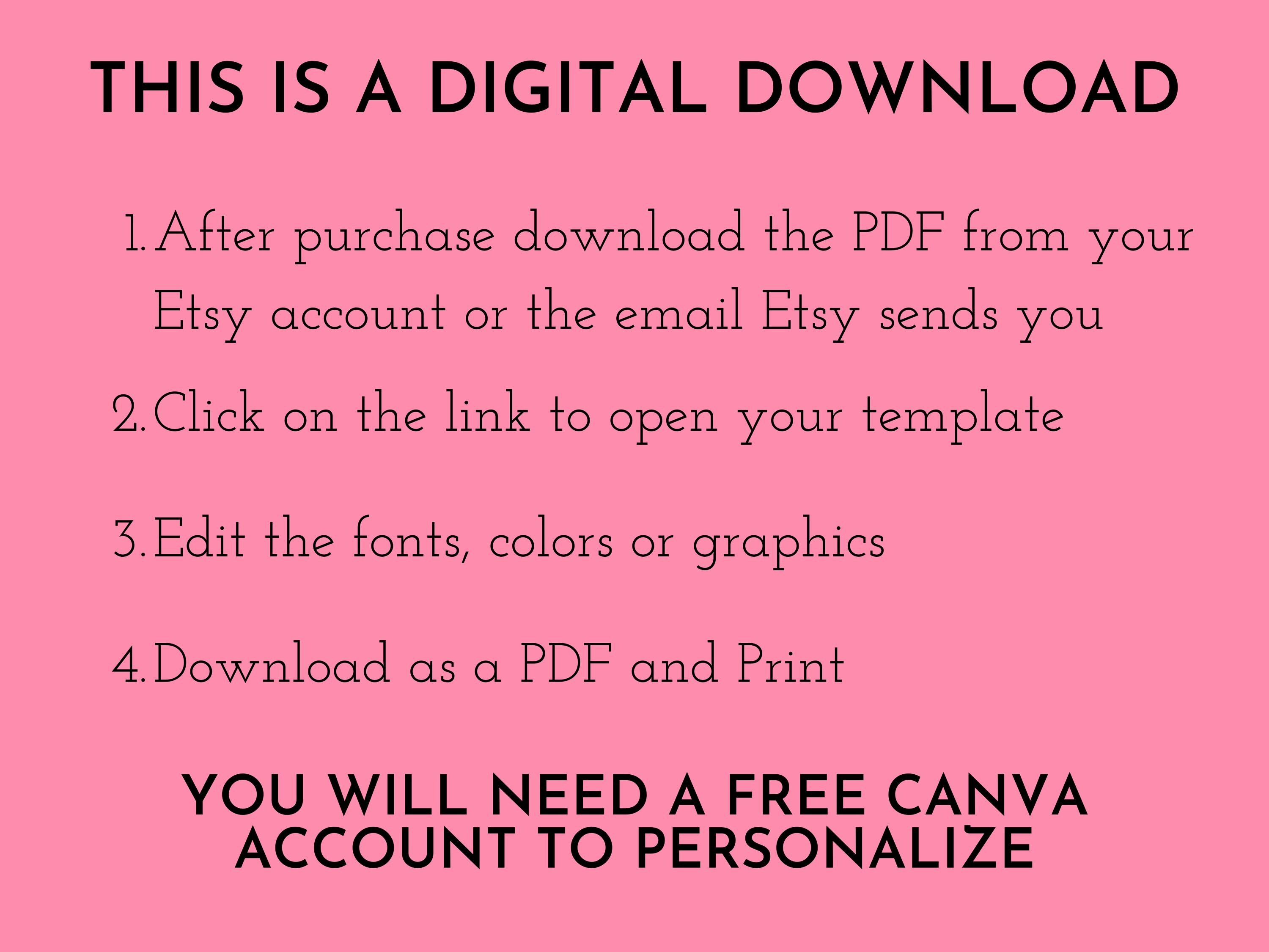 Editable Valentine's Day Candy Gram, Gram Form Edit in Canva, PTA PTO ...