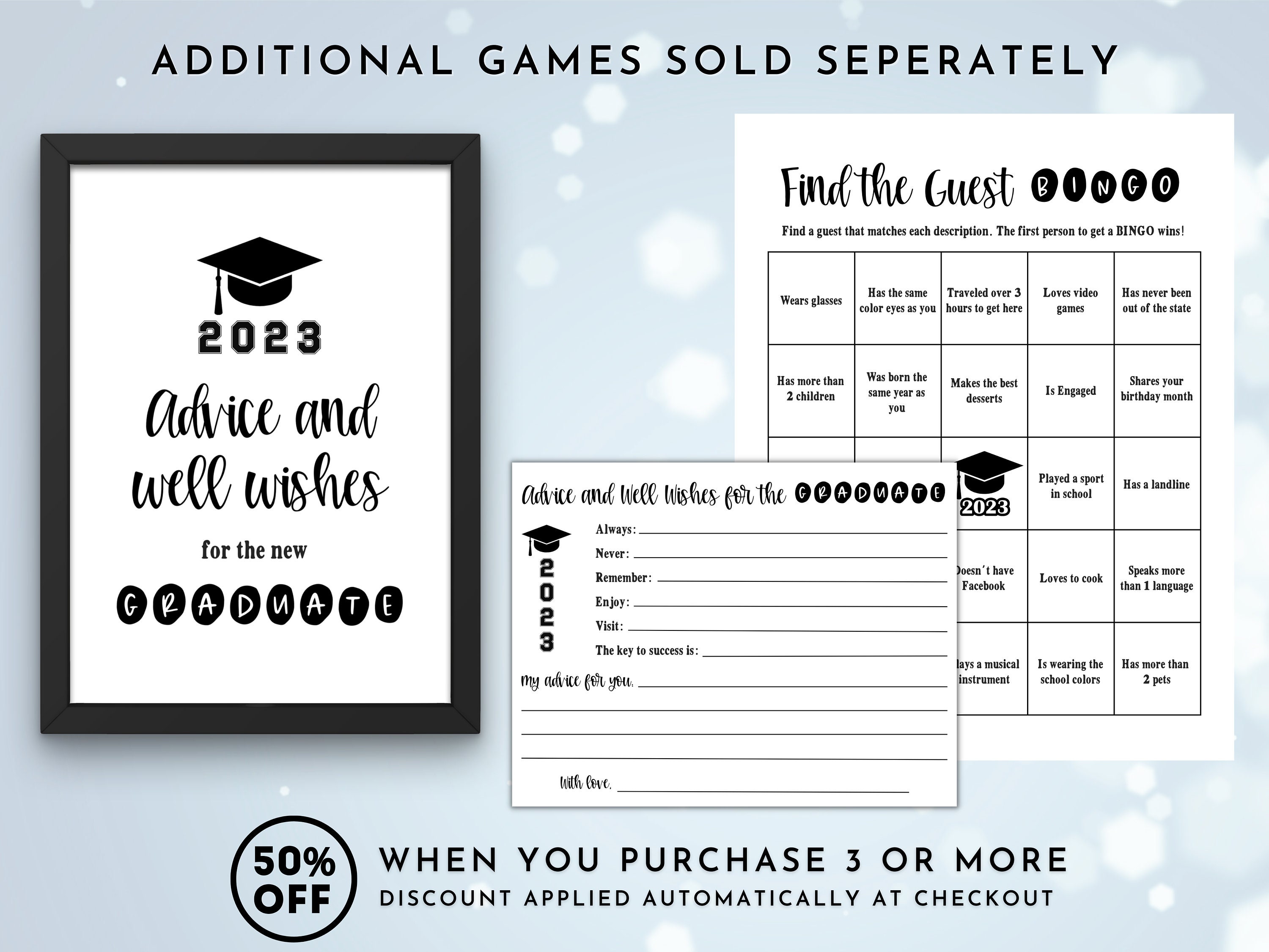 Editable Would the Grad Rather Printable Graduation Games, This or That ...