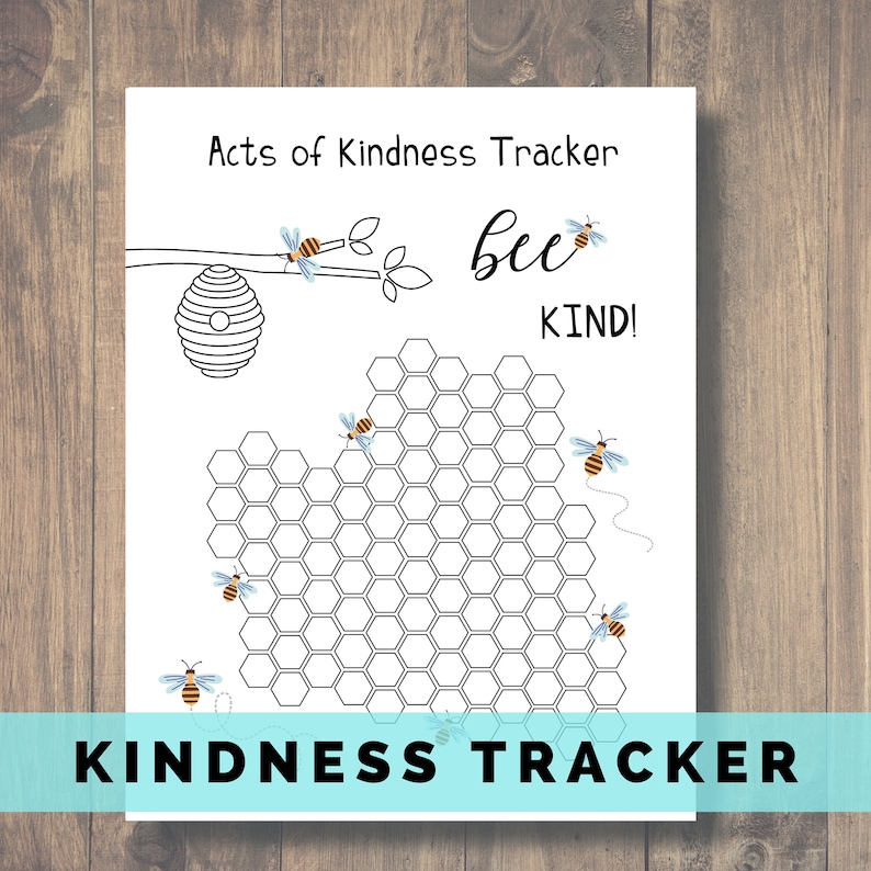Acts of Kindness Tracker, Be Kind, World Kindness Day, Random Acts of ...