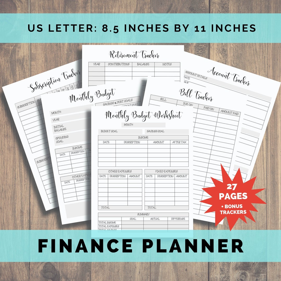 Financial Planner, Budget Planner, Finance Planner, Debt Snowball ...