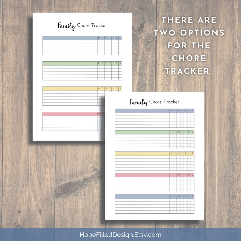 Editable Family Chore Chart, Cleaning Checklist, Cleaning Schedule ...