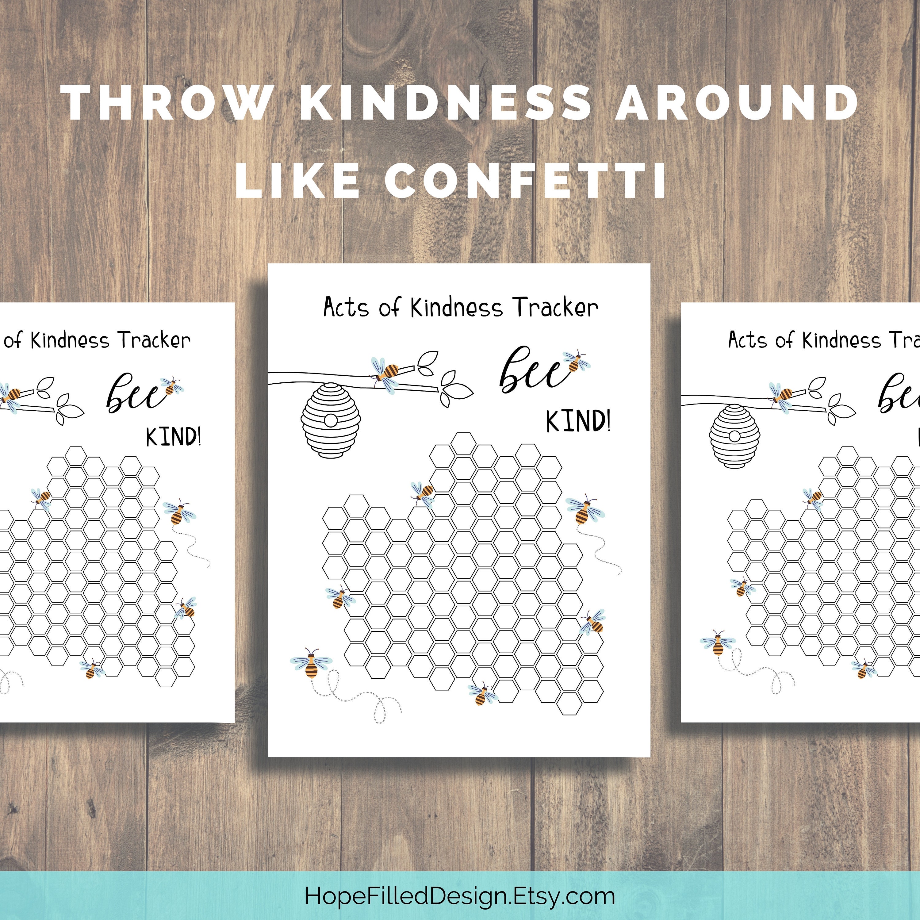 Acts of Kindness Tracker Be Kind World Kindness Day Random | Etsy Canada