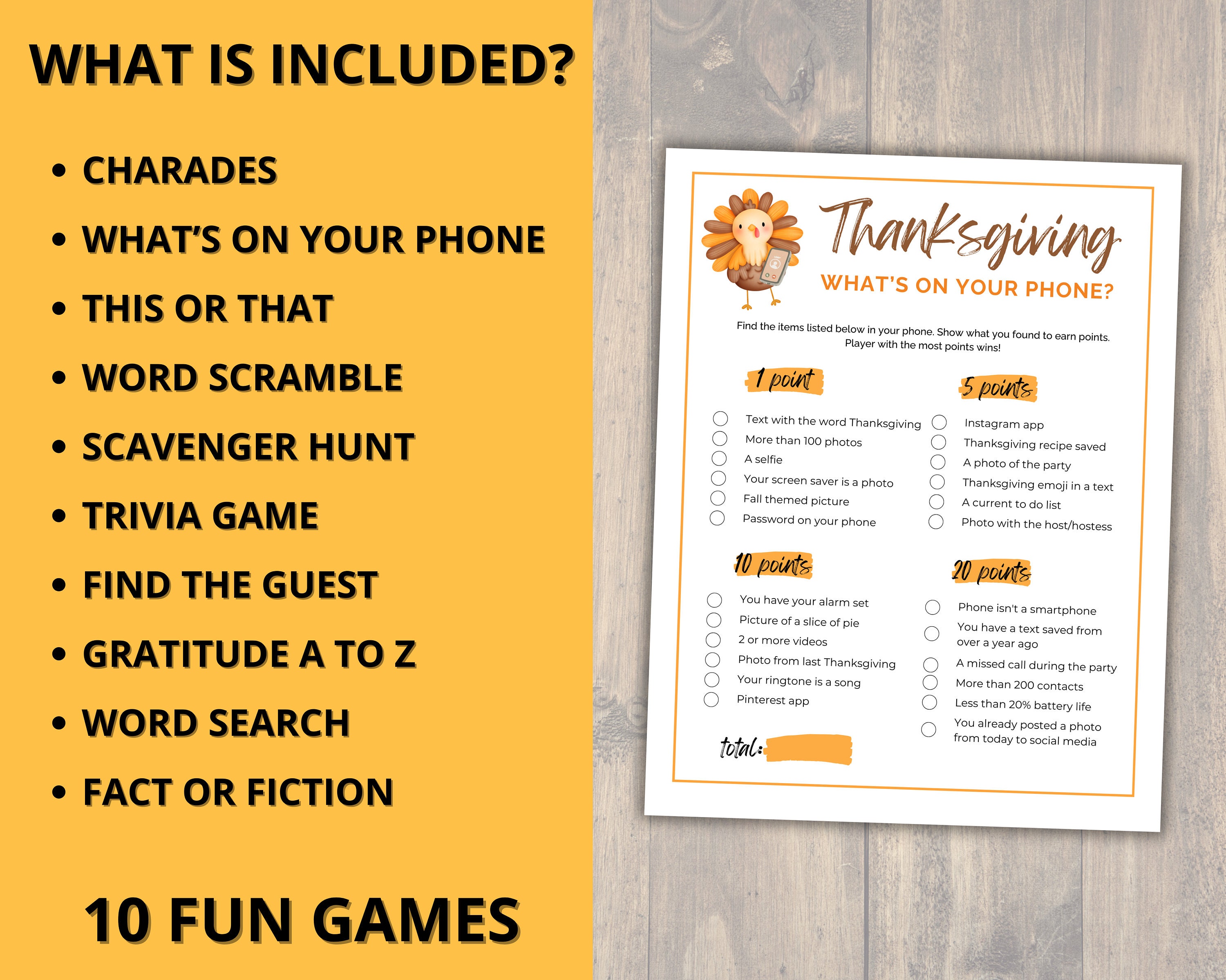 Printable Thanksgiving Game Bundle Thanksgiving Games for - Etsy