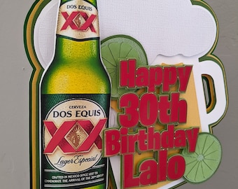Dos Equis Cake Topper - Etsy