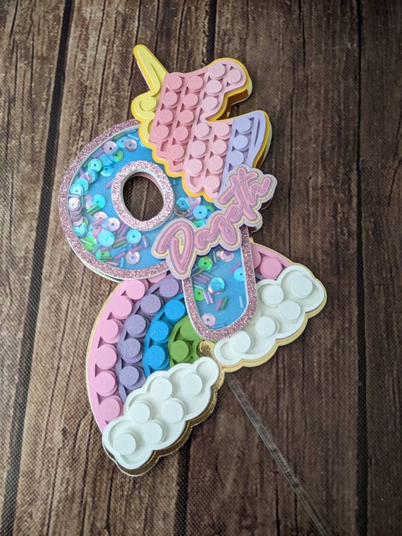 Pop It Cake Topper Pop It Birthday Party Pop It Party Decor - Etsy