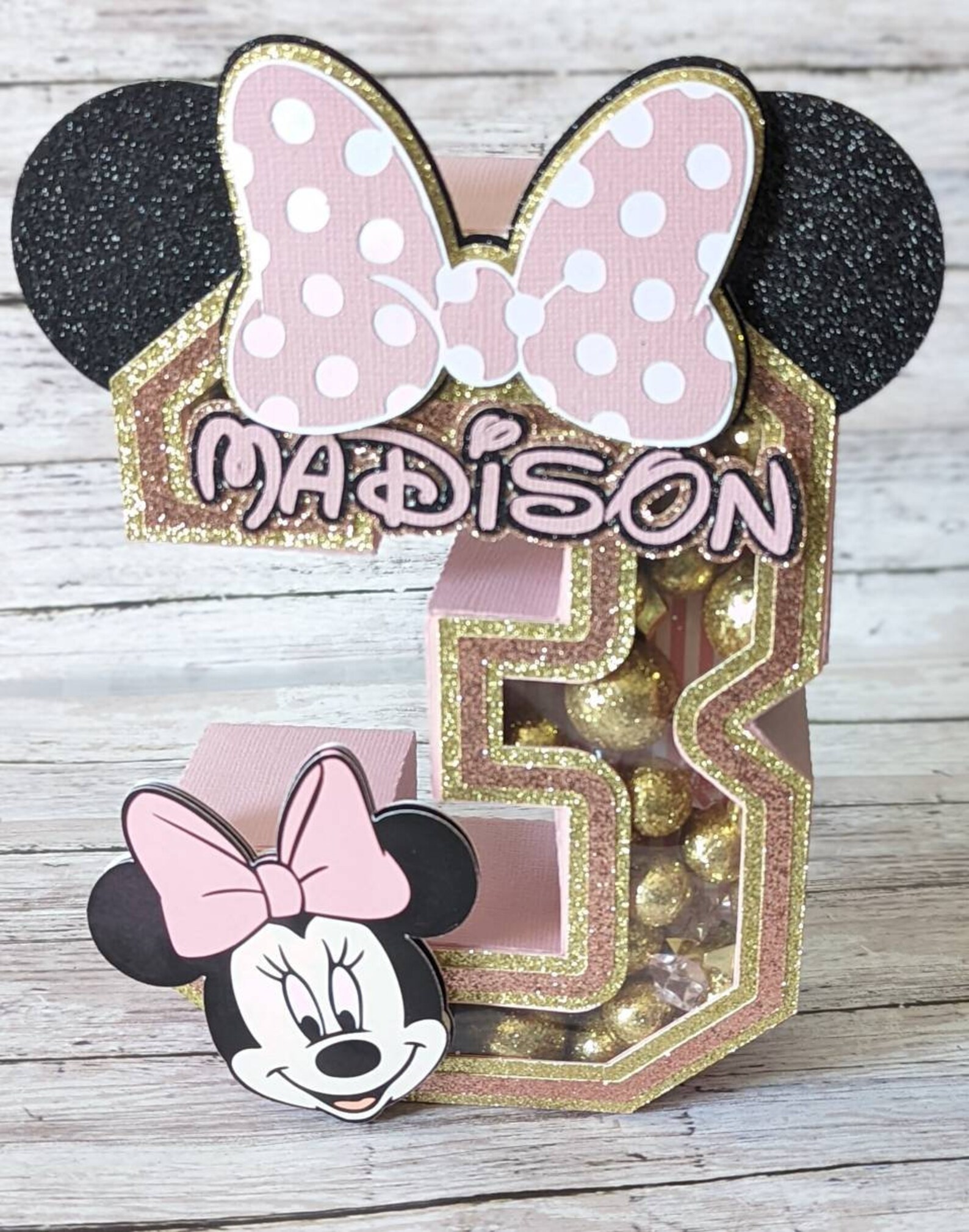 Minnie Mouse Party Decor Minnie Mouse Birthday3d Number - Etsy