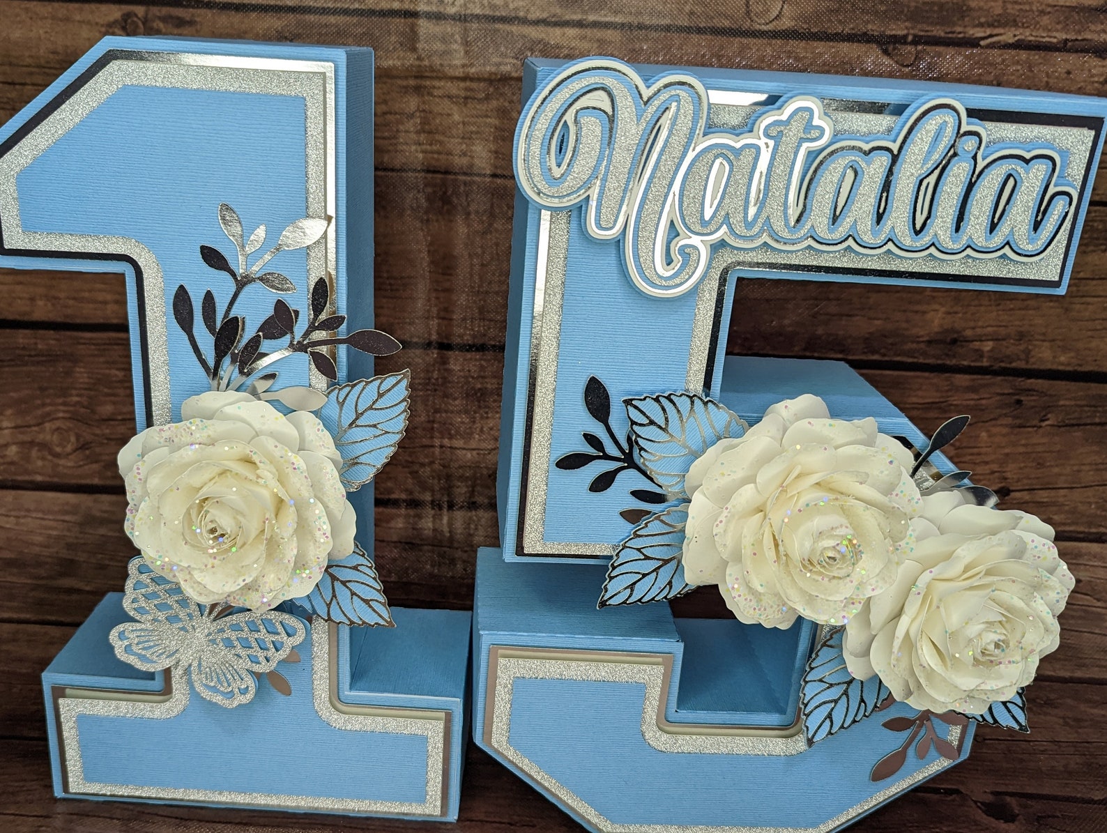 Quinceañera 3D Numbers Free Standing Numbers 3D Numbers - Etsy