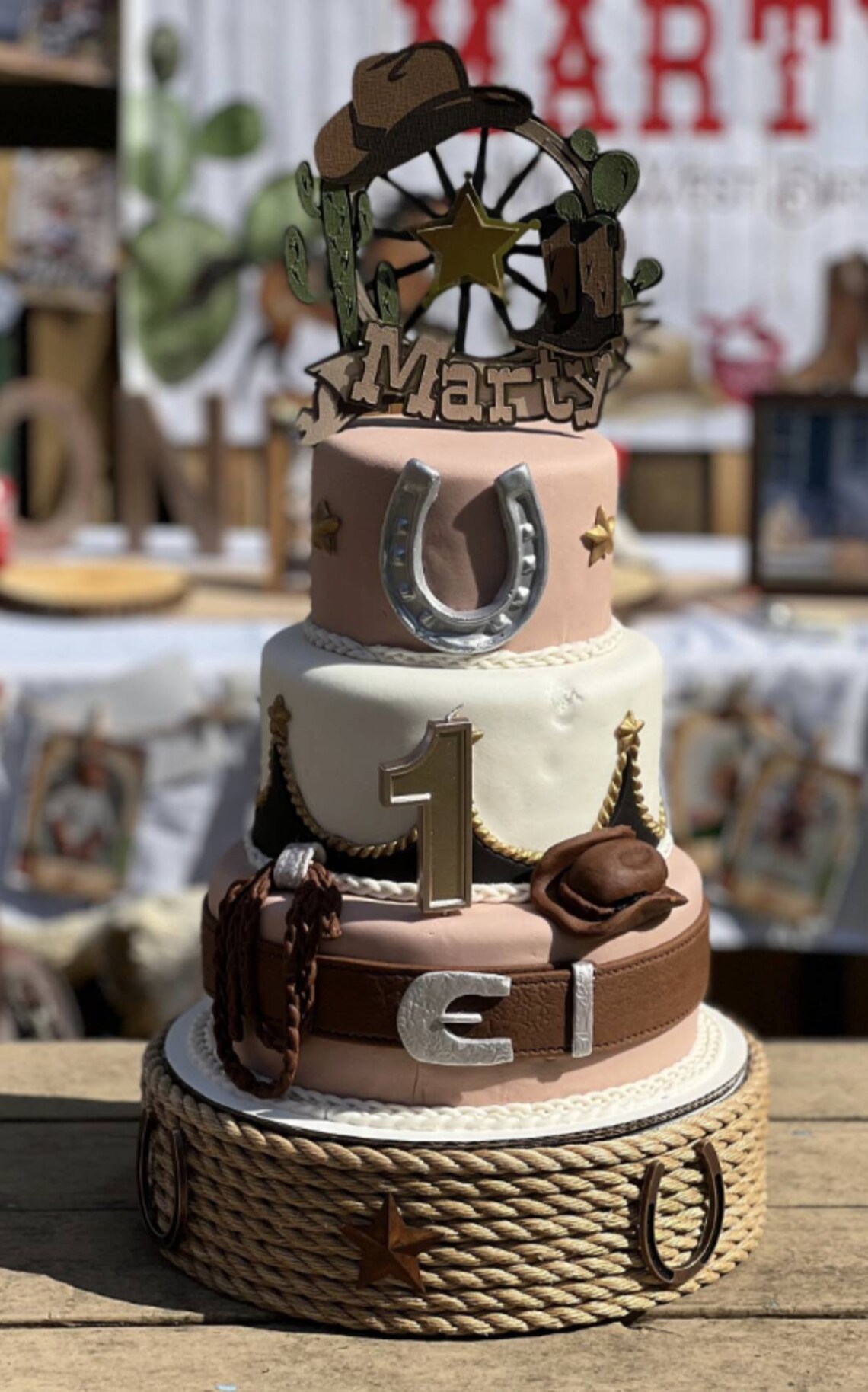 Western Cake Topper Western Party Cake Topper Western - Etsy