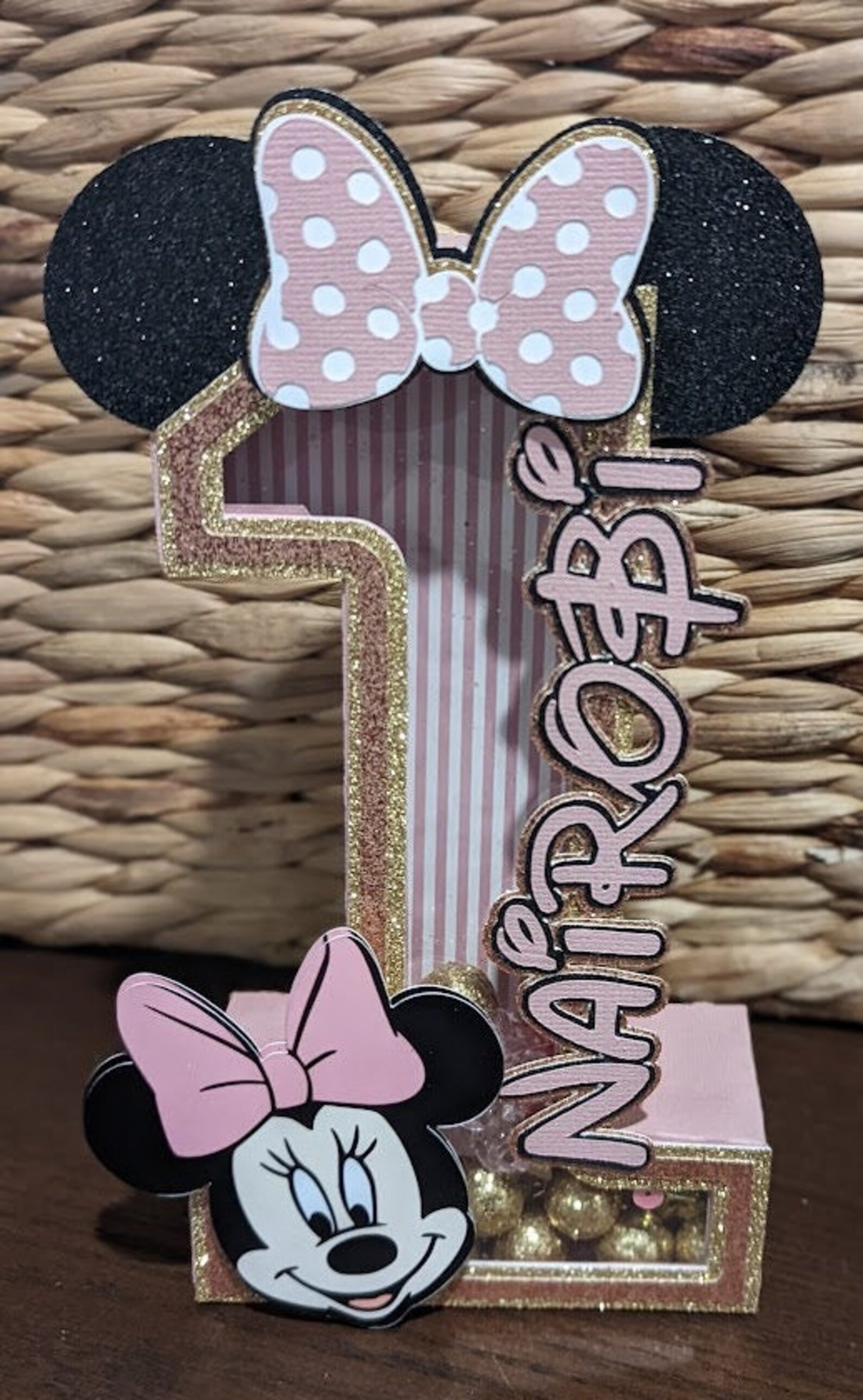 Minnie Mouse Party Decor Minnie Mouse Birthday3d Number - Etsy