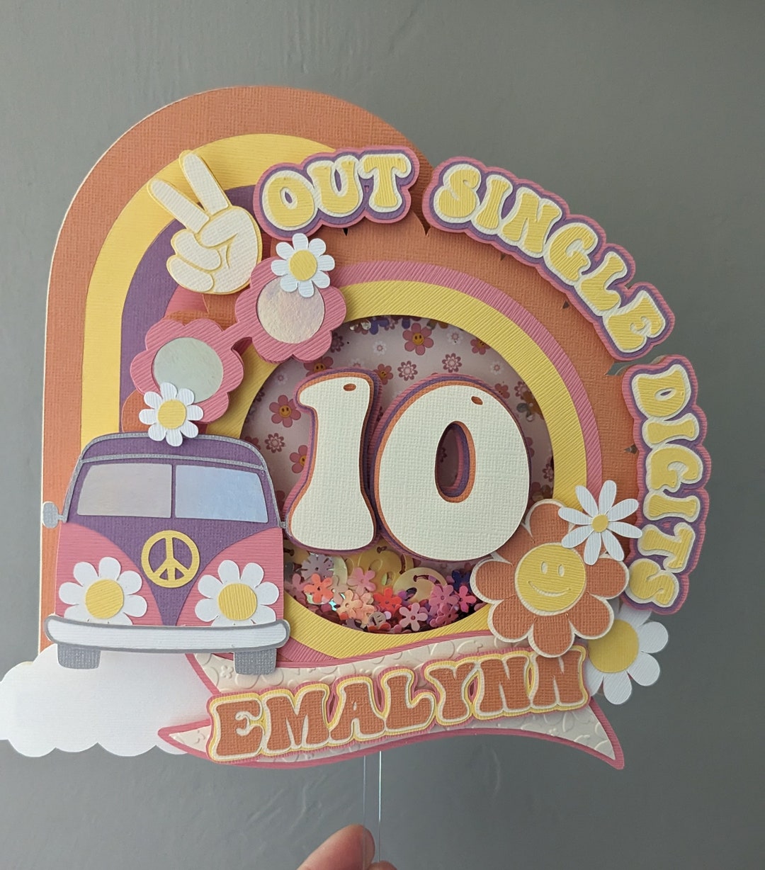 Groovy Cake Topper Groovy One Cake Topper - Etsy