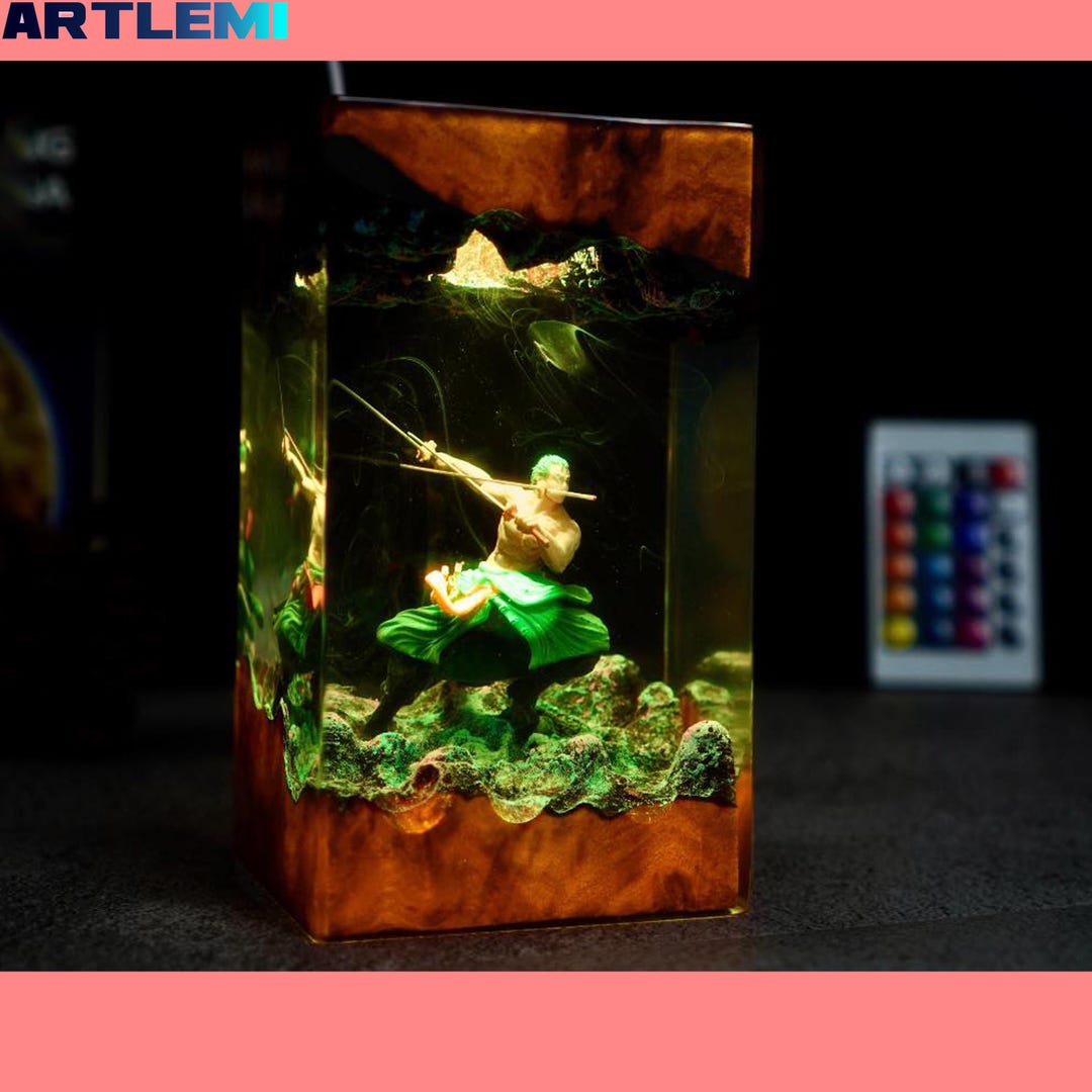 CUSTOM ANIME Night Light, Anime Diorama Lamp, Anime Figures, Creature ...