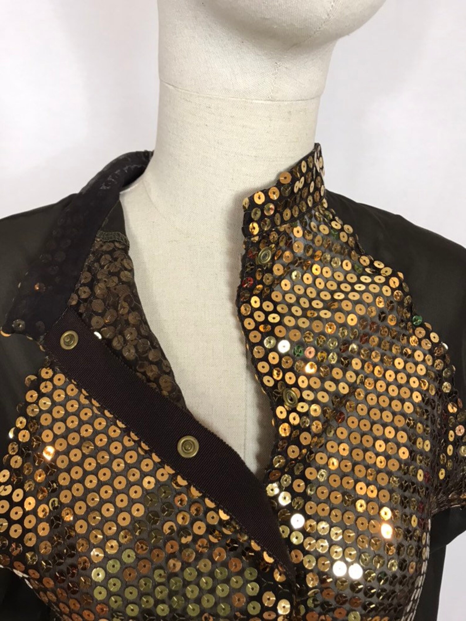 1990's Party Jacket Gold Jacket Evening Jacket Vintage - Etsy