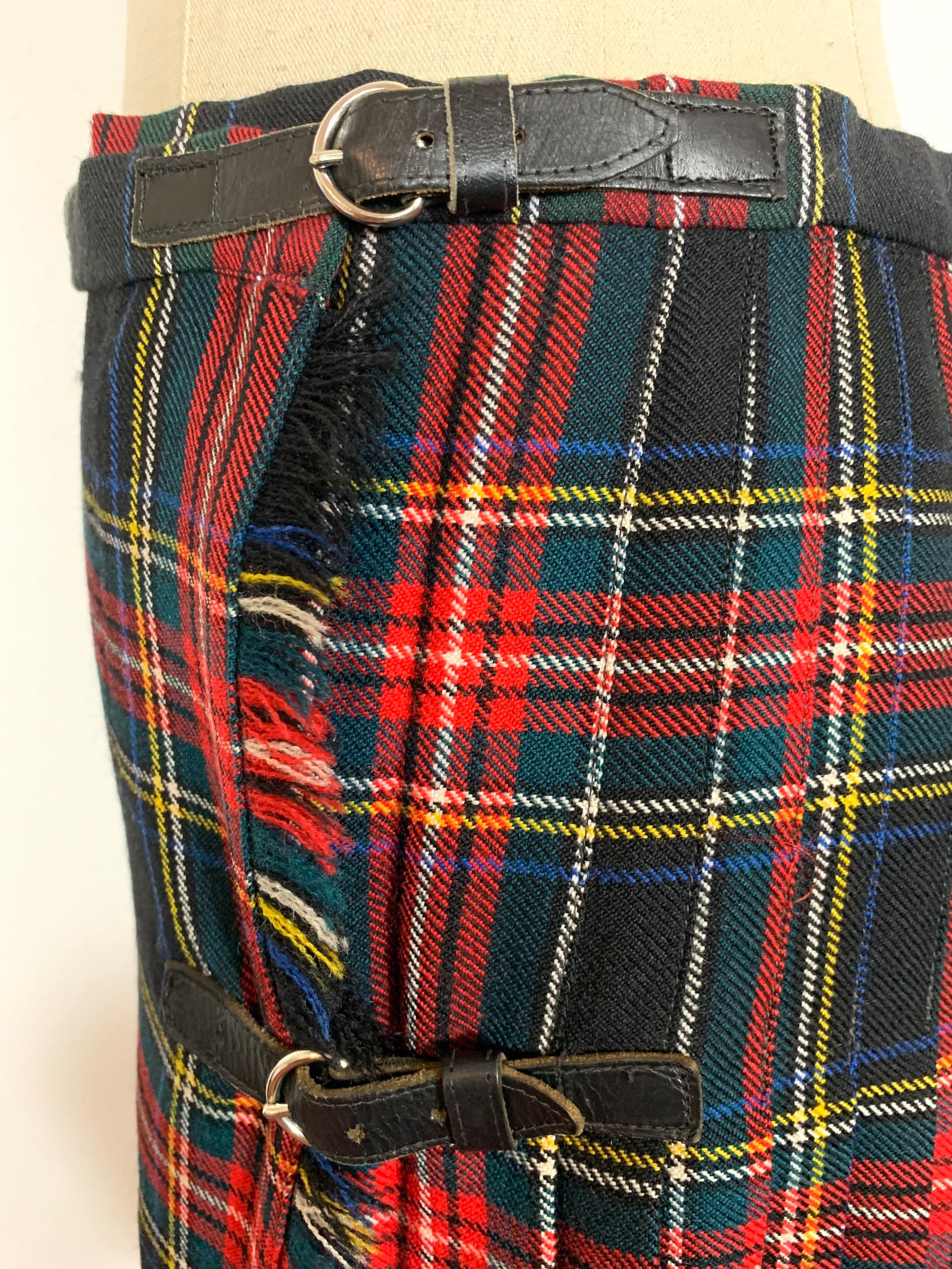 1990s Mini Kilt Skirt Vintage Kilt Plaid Skirt Tartan - Etsy