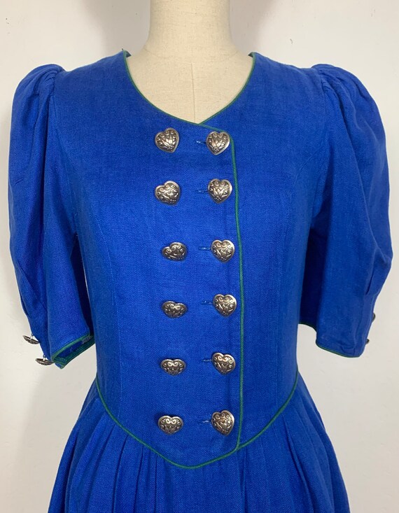 1990’s Austrian dress, Tirol dress, Long dress, Folkl… - Gem