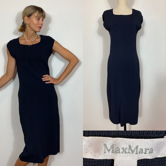 MAX MARA dress, Designer vintage dress, Elegant dress… - Gem
