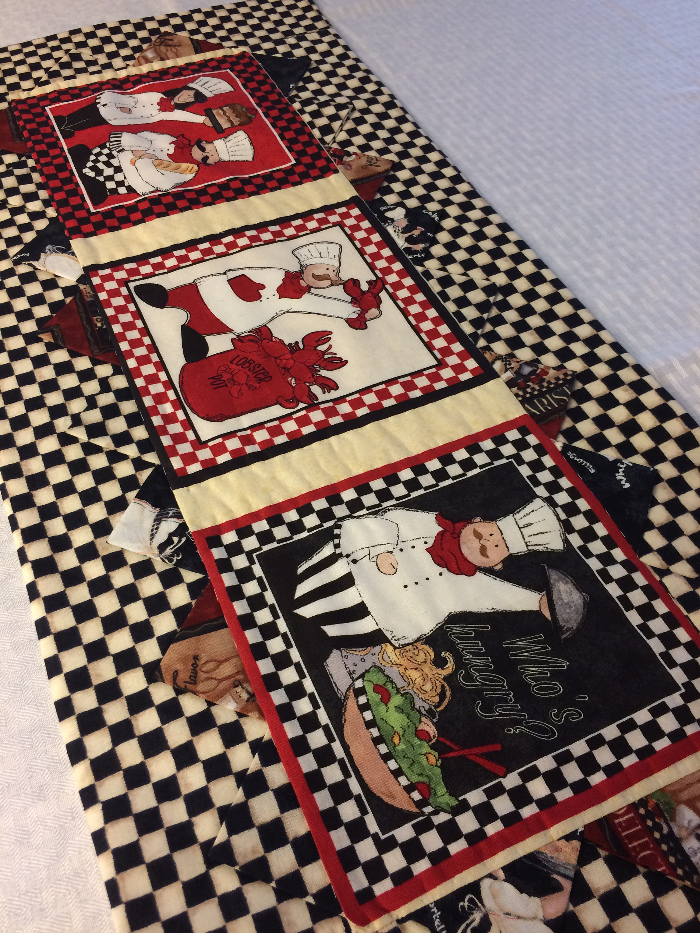 Who's Hungry?! Chef Table Runner/topper - PK82 - Etsy