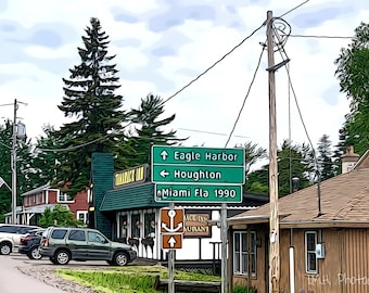 Upper Peninsula Sign - Etsy