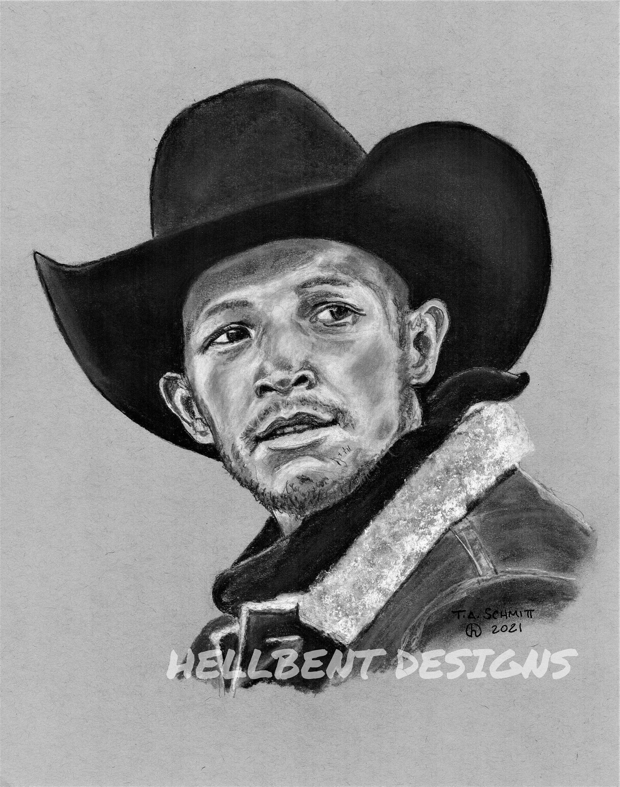 Original Art Print - Jimmy Hurdstrom, Yellowstone, Jefferson White, T.A ...