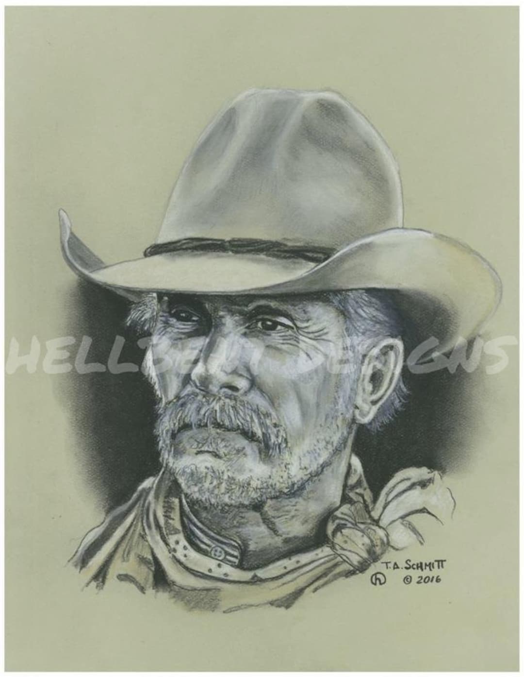 Original Art Print - Capt Augustus Mccrae Painting, Robert Duvall ...