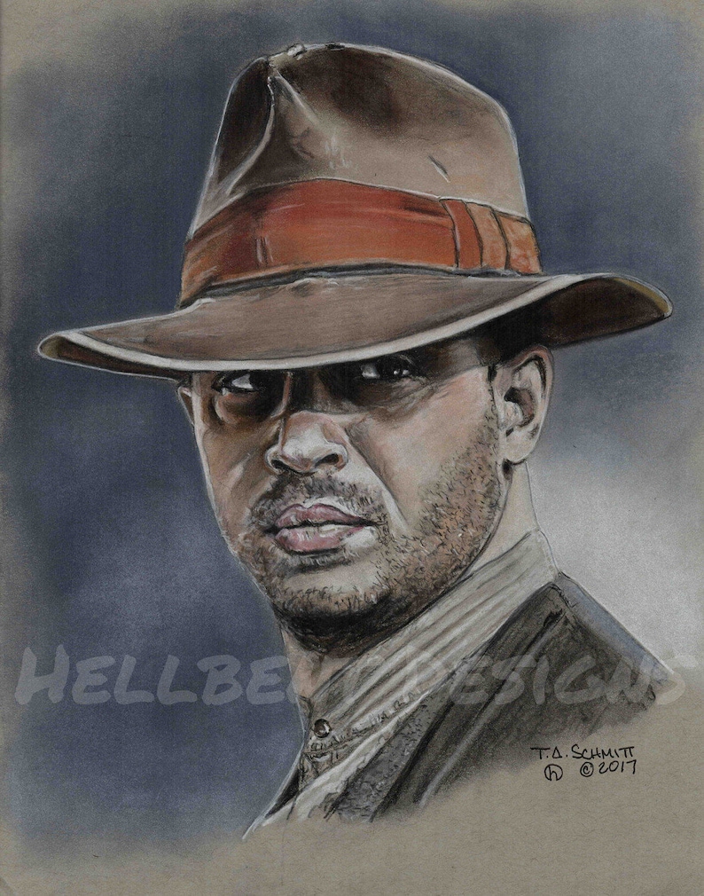 Original Art Print - Lawless, Tom Hardy, Forrest Bondurant, Moonshine ...