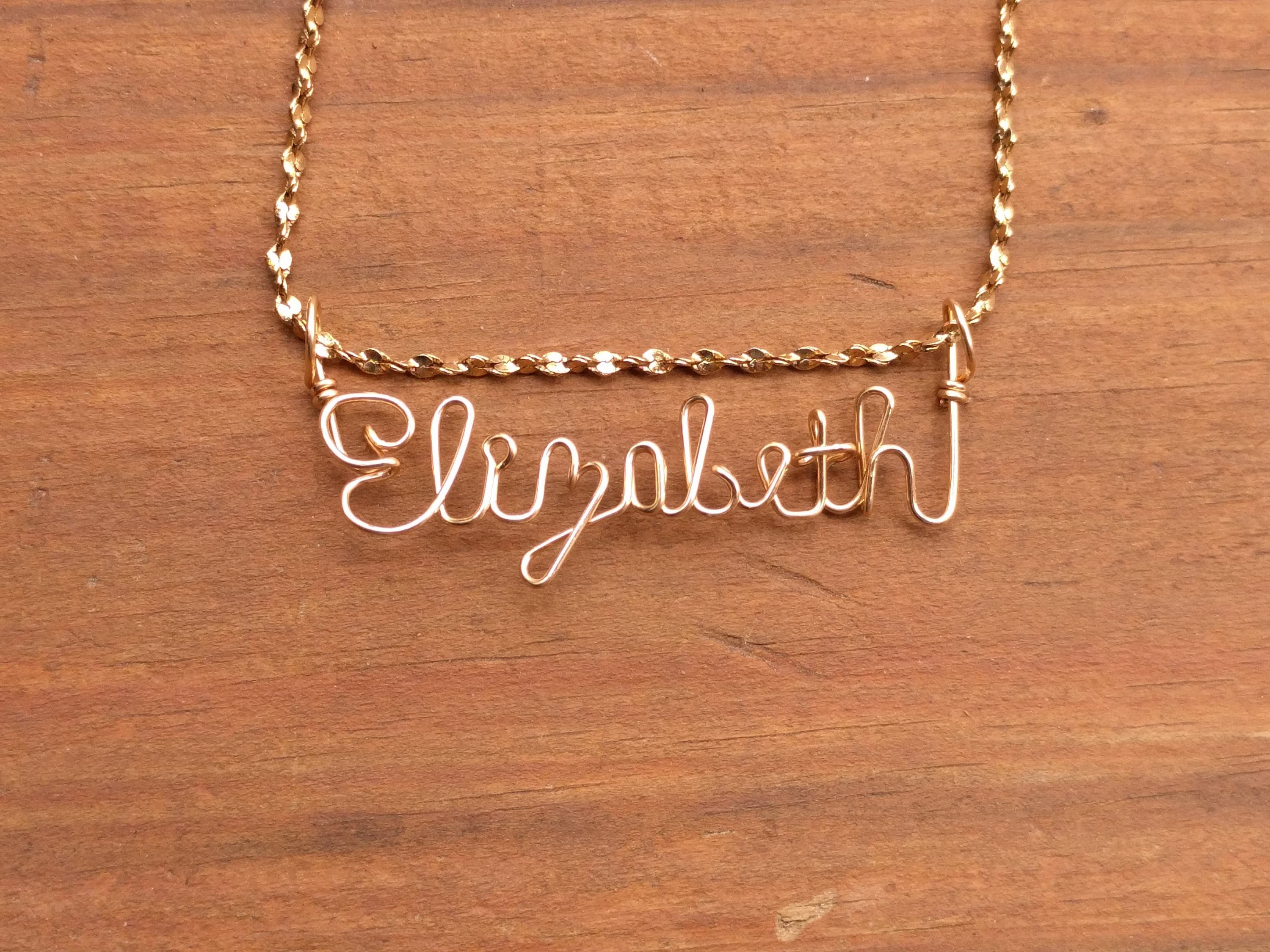 Elizabeth Name Cursive