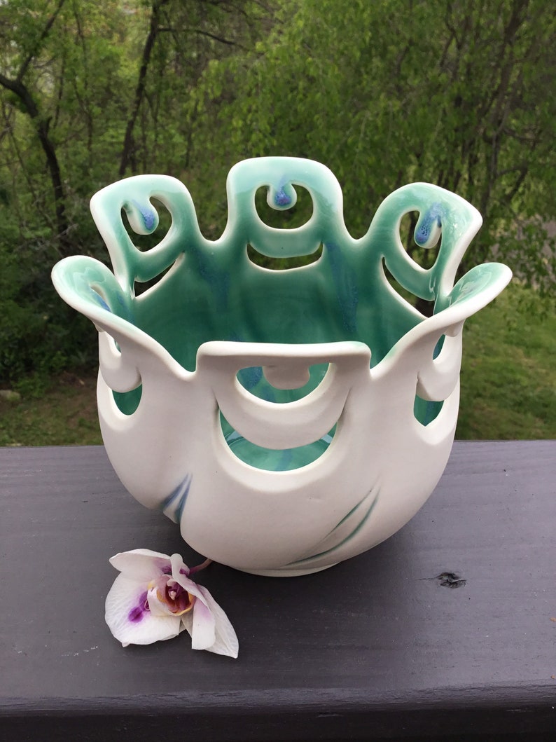 4 to 7 Unique Orchid Pot Handmade Orchid Pots Pierced | Etsy