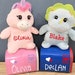 Personalized Valentine's Day Stuffed Animal and Mailbox. Children's ...