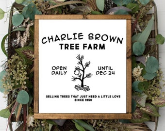 Charlie Brown Christmas Sign - Etsy