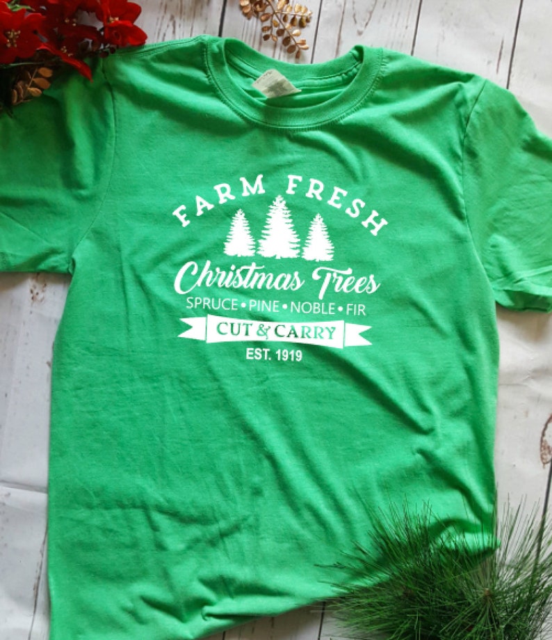 Christmas Tree Farm Shirt. Tree Farm. Holiday Tee. Christmas - Etsy
