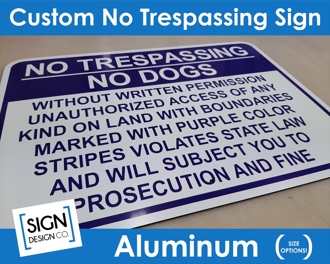 Custom Metal Aluminum Sign - Your Custom Text - 18" X 24" - No ...