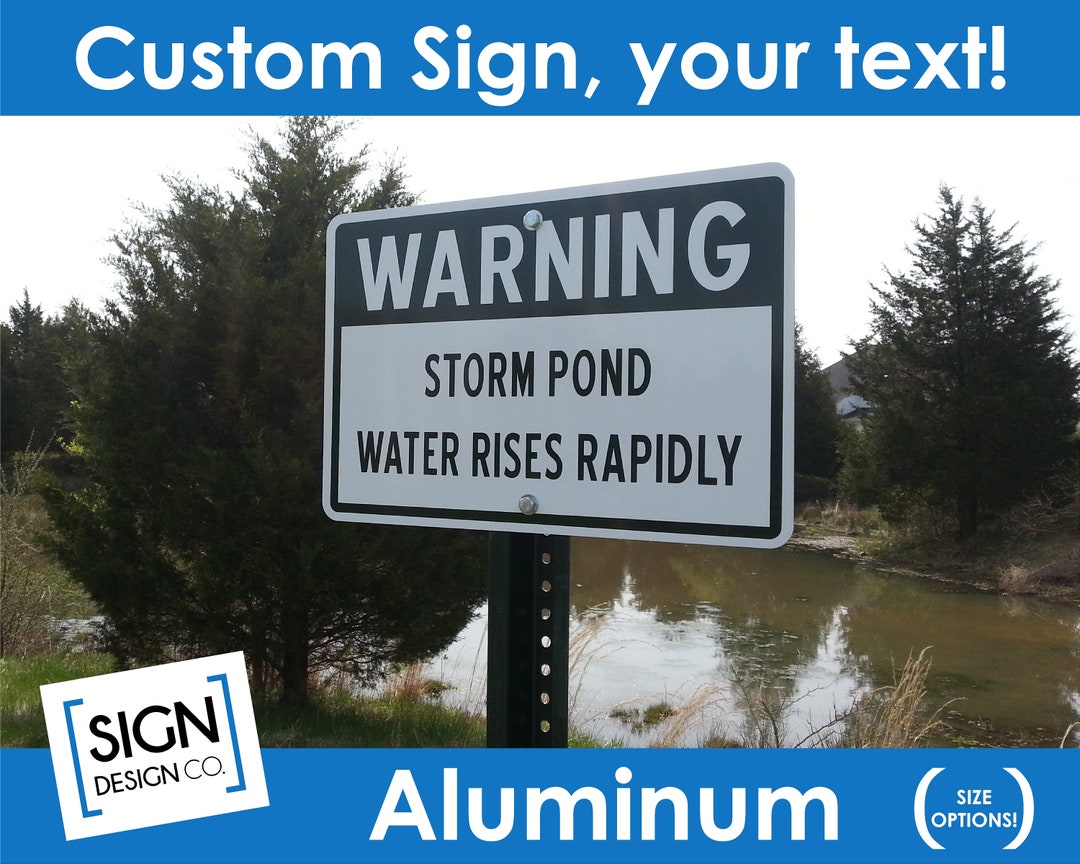 12" X 18" Sign - Aluminum Sign - Metal Sign - Directional Sign ...