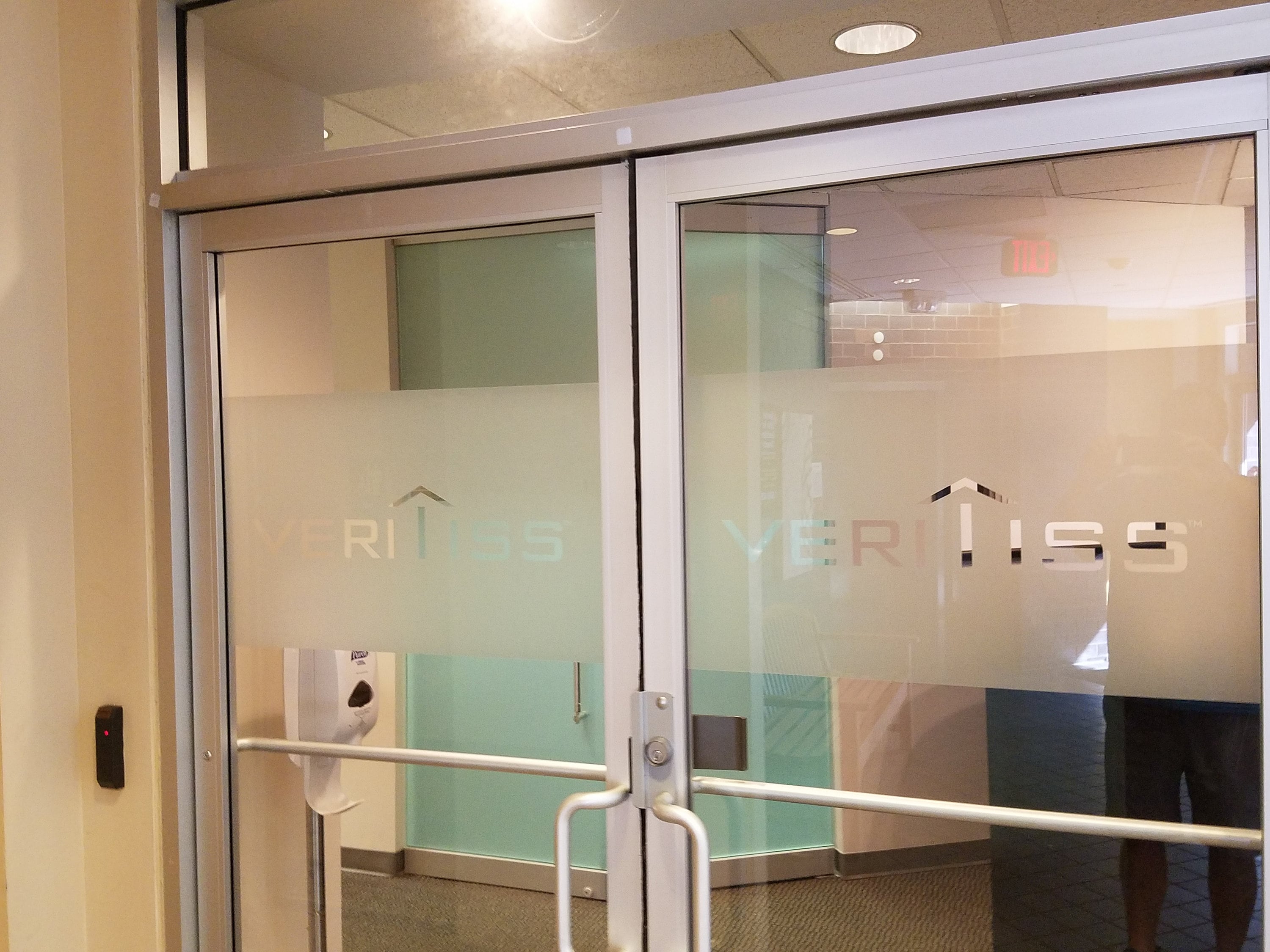 Frosted Glass Office Door