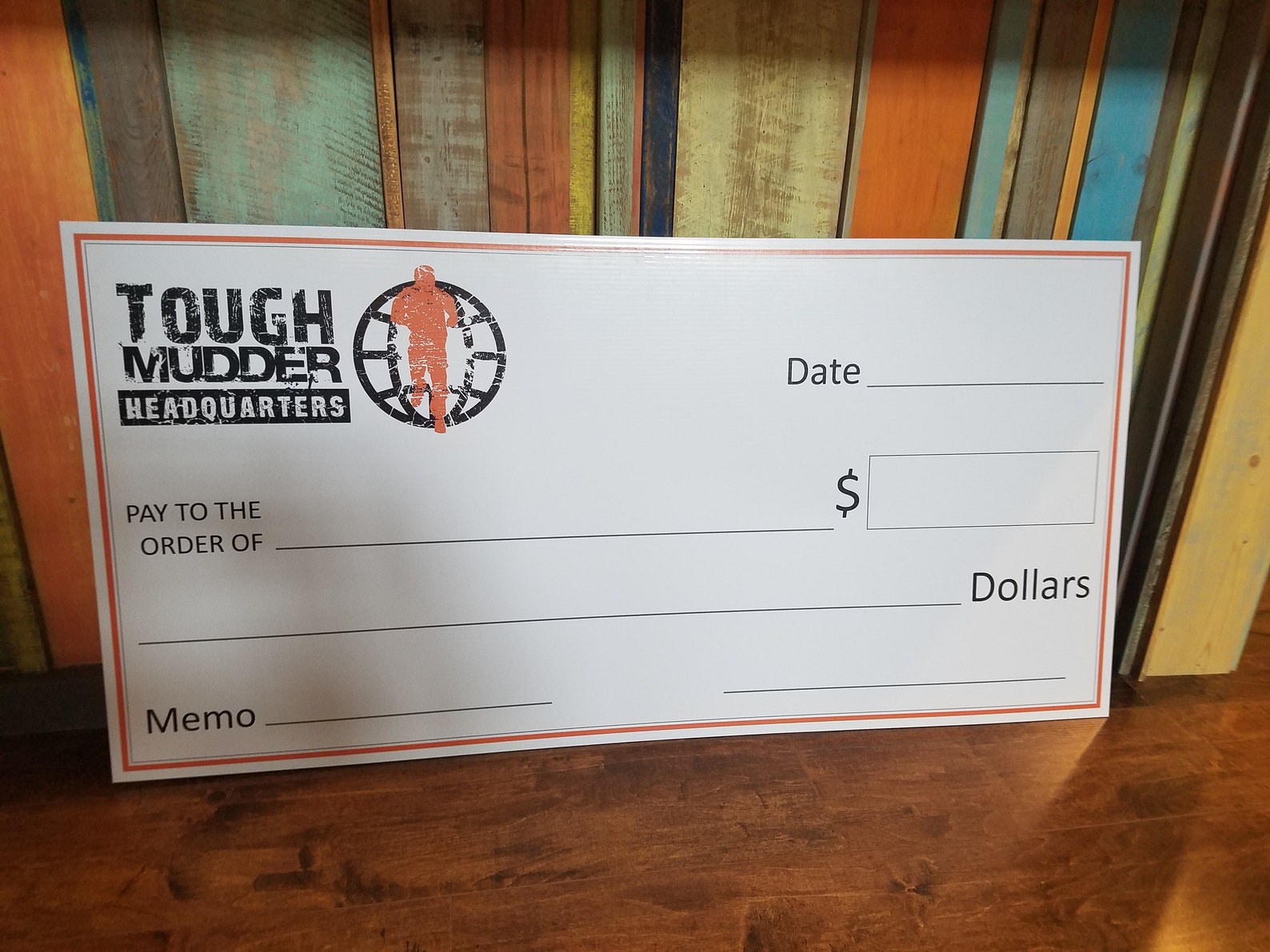 Jumbo Check Fundraiser Check Charity Check Super Size - Etsy