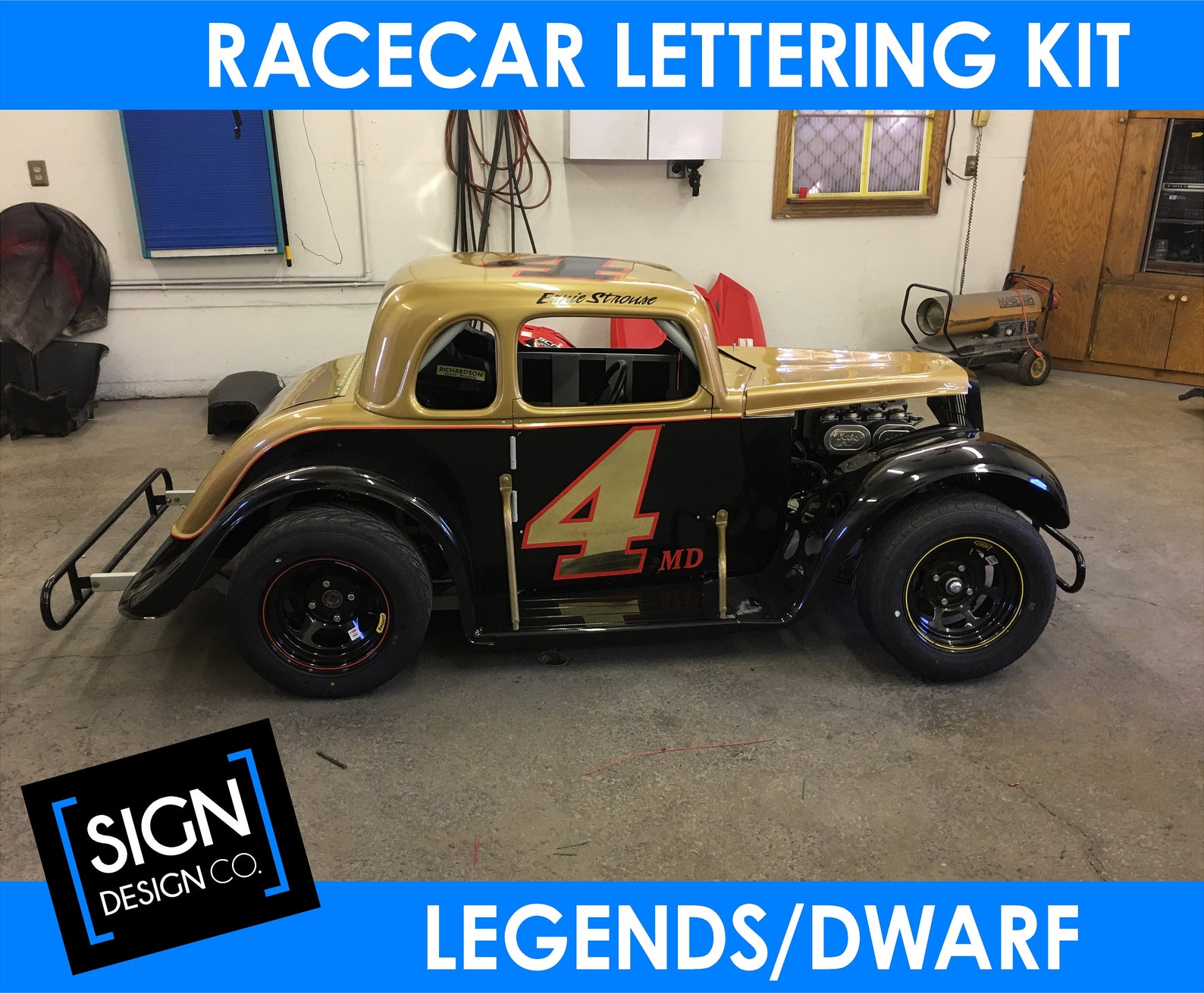 Racing Number Graphics Kit Decal Lettering Sticker Wrap NASCAR Circle ...