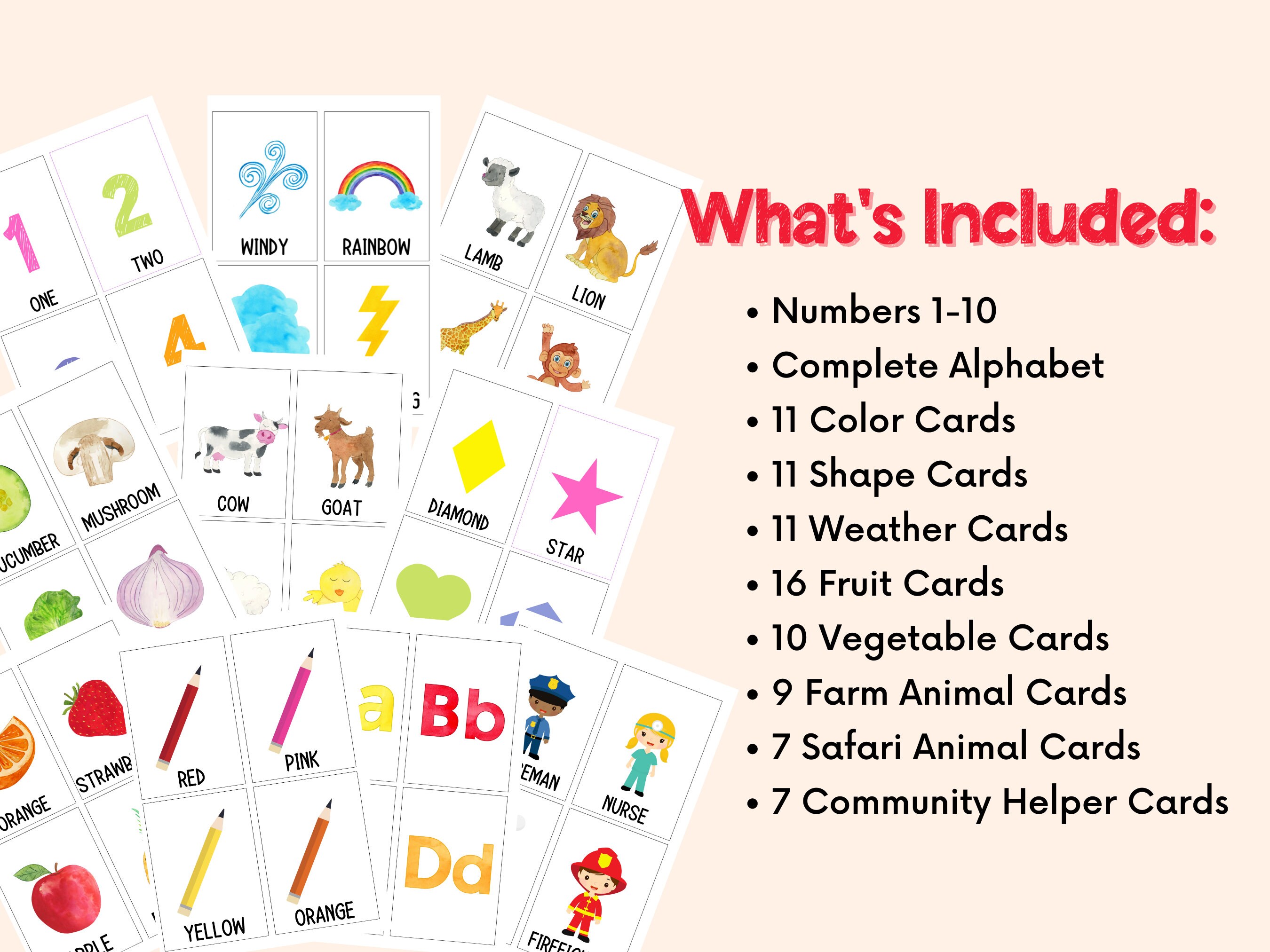 Ultimate Flashcard Bundle - Etsy