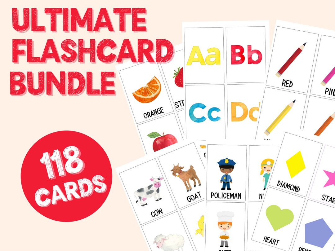 Ultimate Flashcard Bundle - Etsy