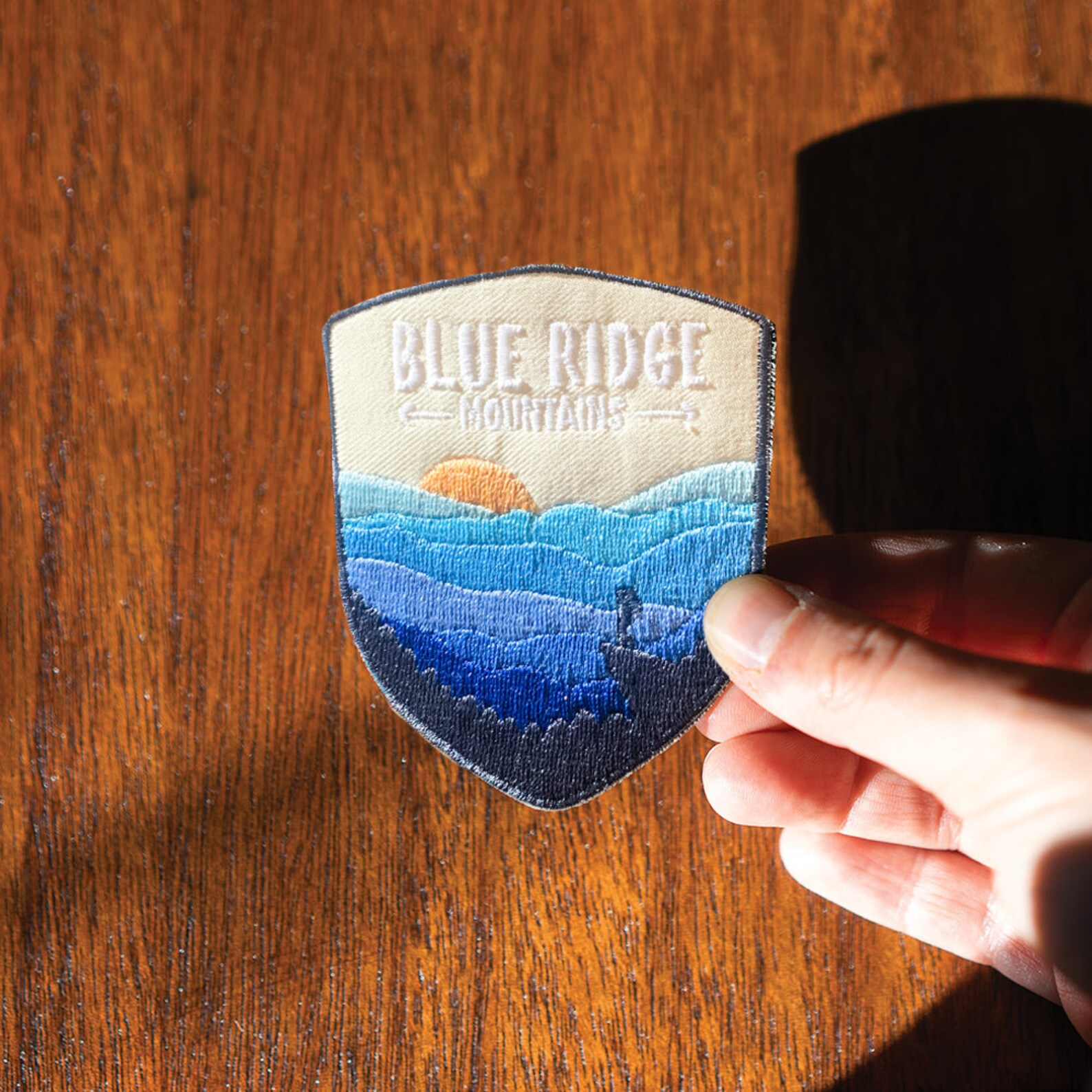 Blue Ridge Mountains Iron On Patch | Etsy