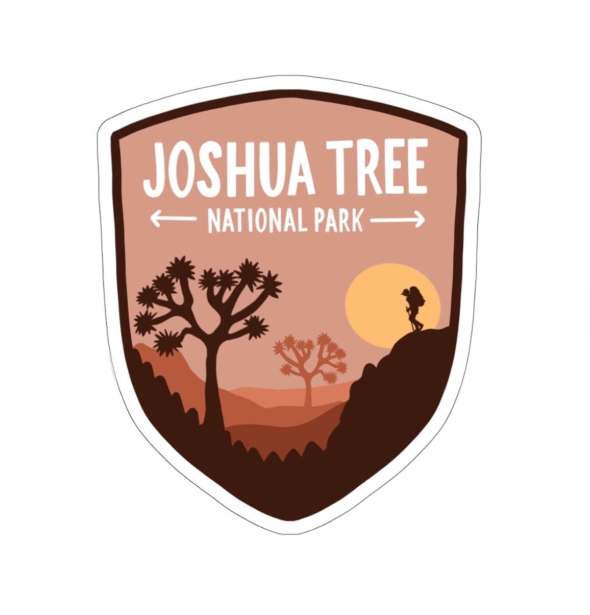 Joshua Tree National Park Weatherproof Sticker - Etsy