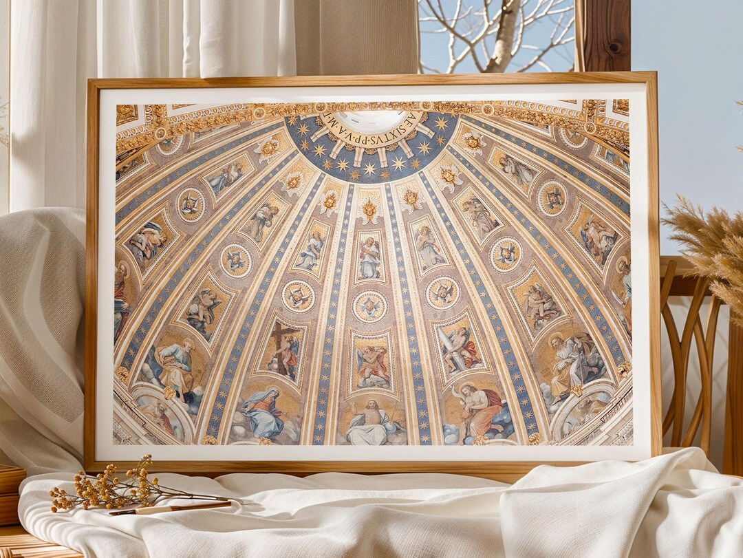 St Peter's Basilica Landscape Print - Rome Photography, the Vatican ...