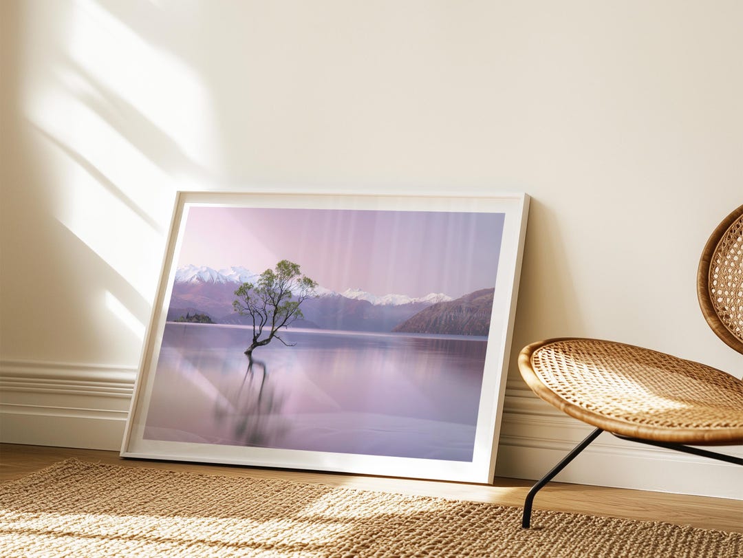 Wanaka Tree Print - New Zealand Photography, Extra Large Framed Wall ...