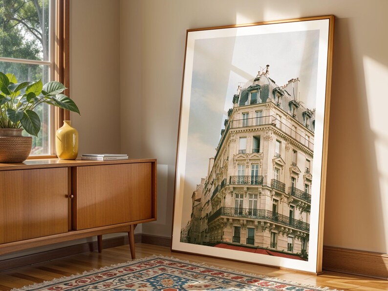 Paris Print - Paris Building Photography, Haussmann Architecture Photo ...