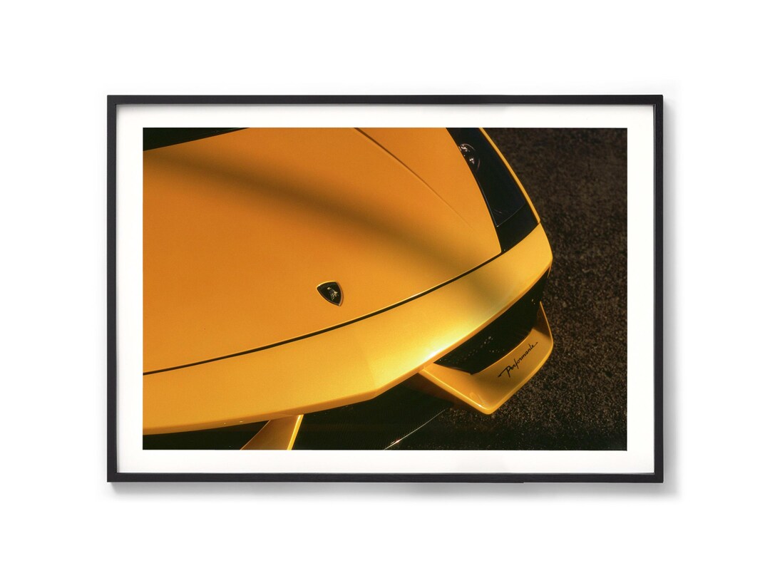 Framed Fine Art Photography LAMBORGHINI Print - Lamborghini Wall Art ...