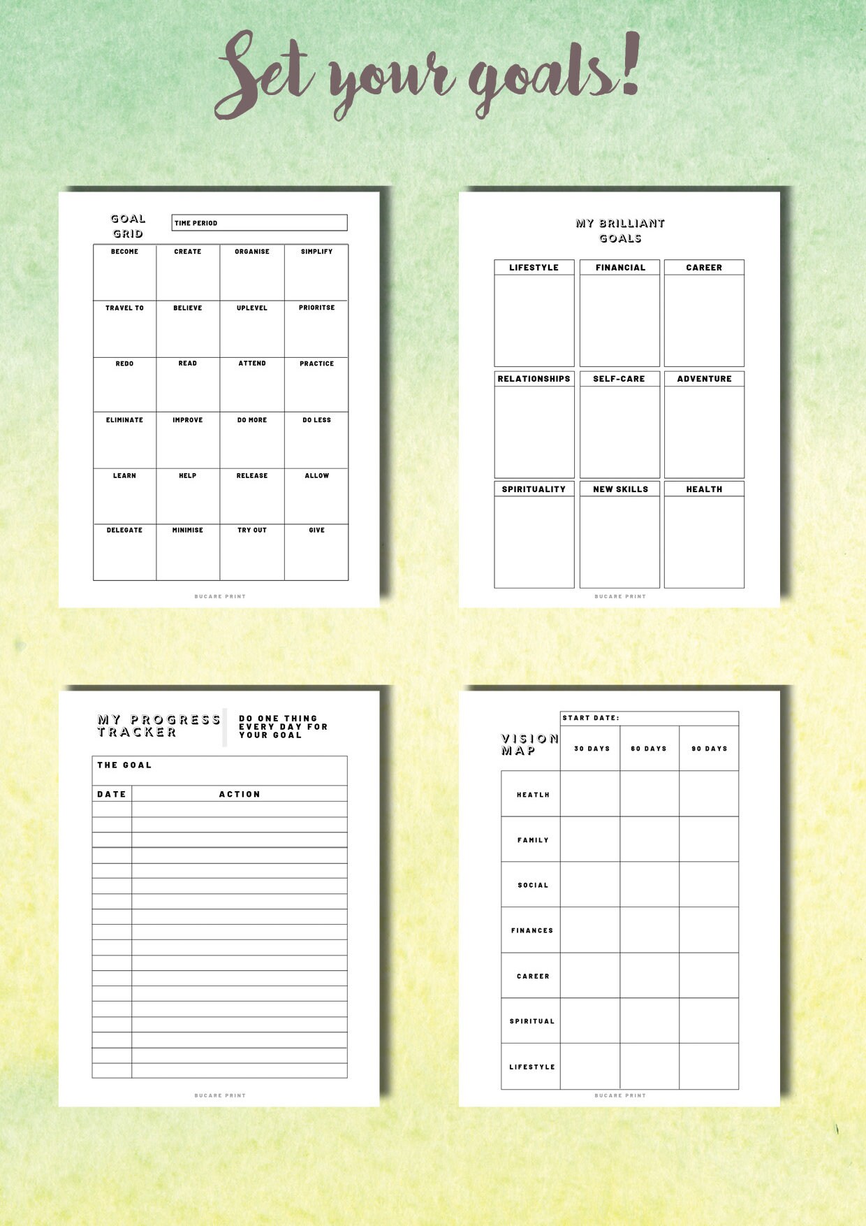 Life Planner Kit - Life Binder - Printable Instant Download PDF - Etsy
