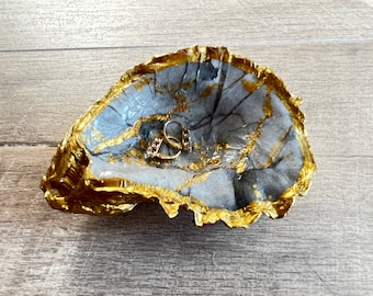 Oyster Jewelry Dish - Etsy