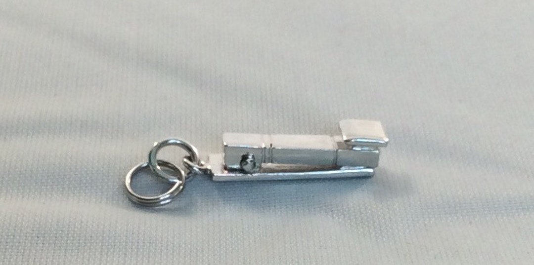 Vintage Sterling Silver Mechanical Stapler Charm for Your Pendant or ...