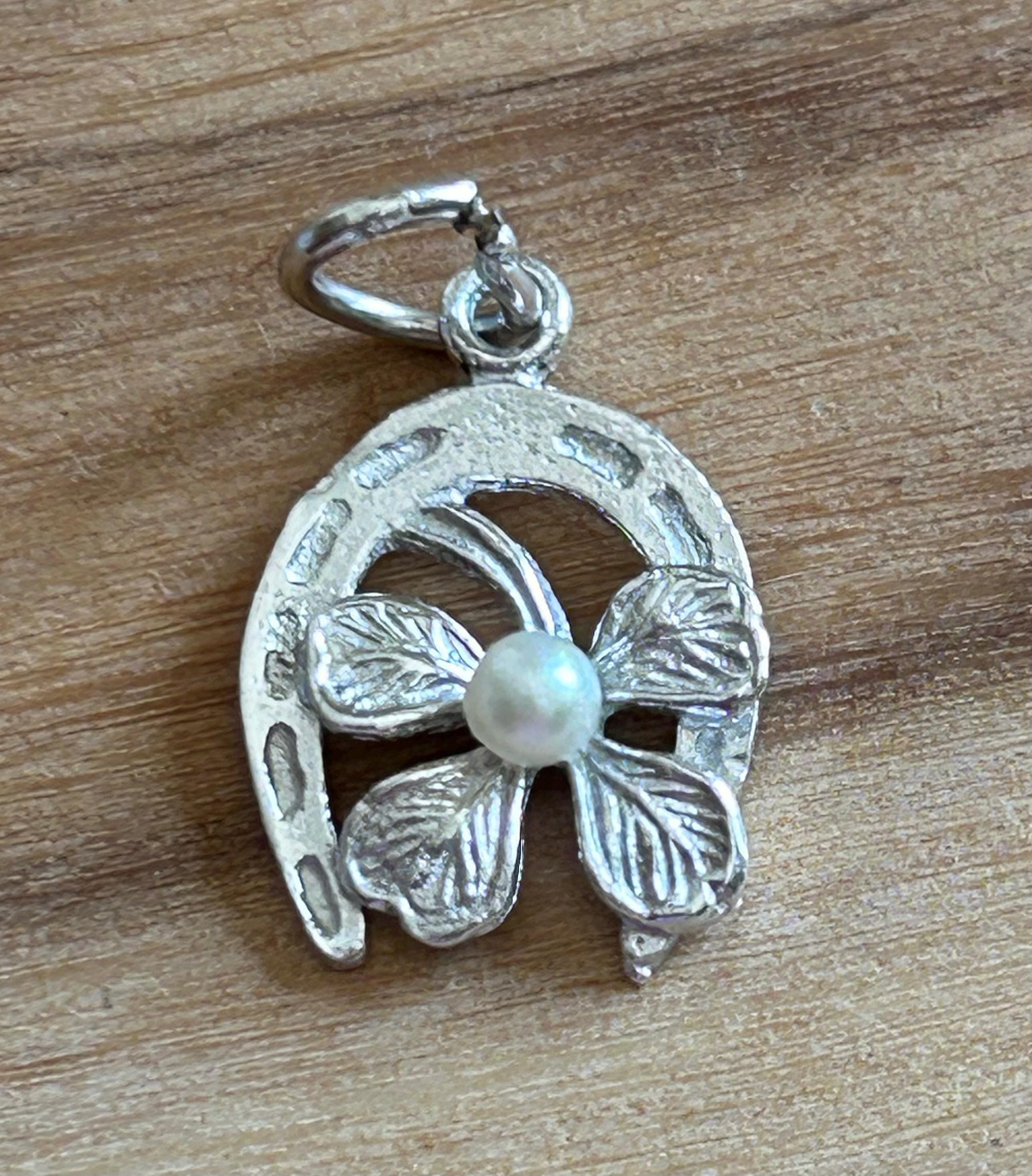 Sterling Silver Good Luck Charm - Etsy