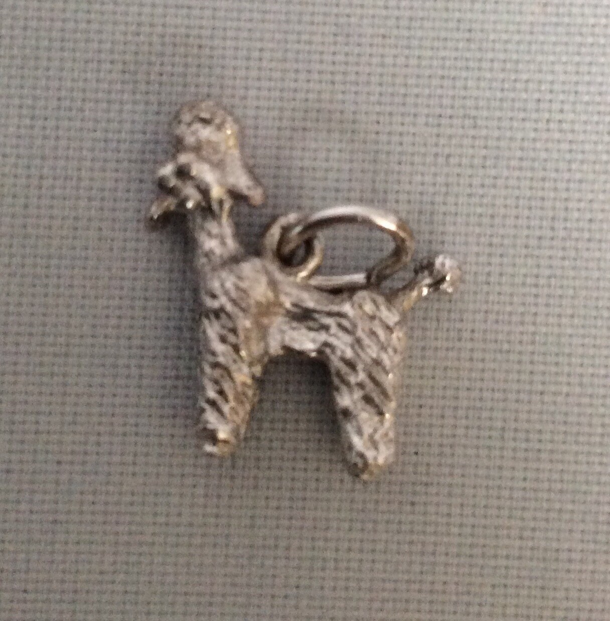 Vintage Sterling Silver Poodle Dog Charm for Your Bracelet or Pendant ...