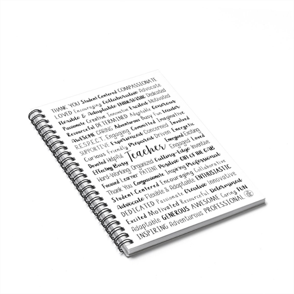 Teacher Spiral Notebook Teacher Custom Notebook | Etsy